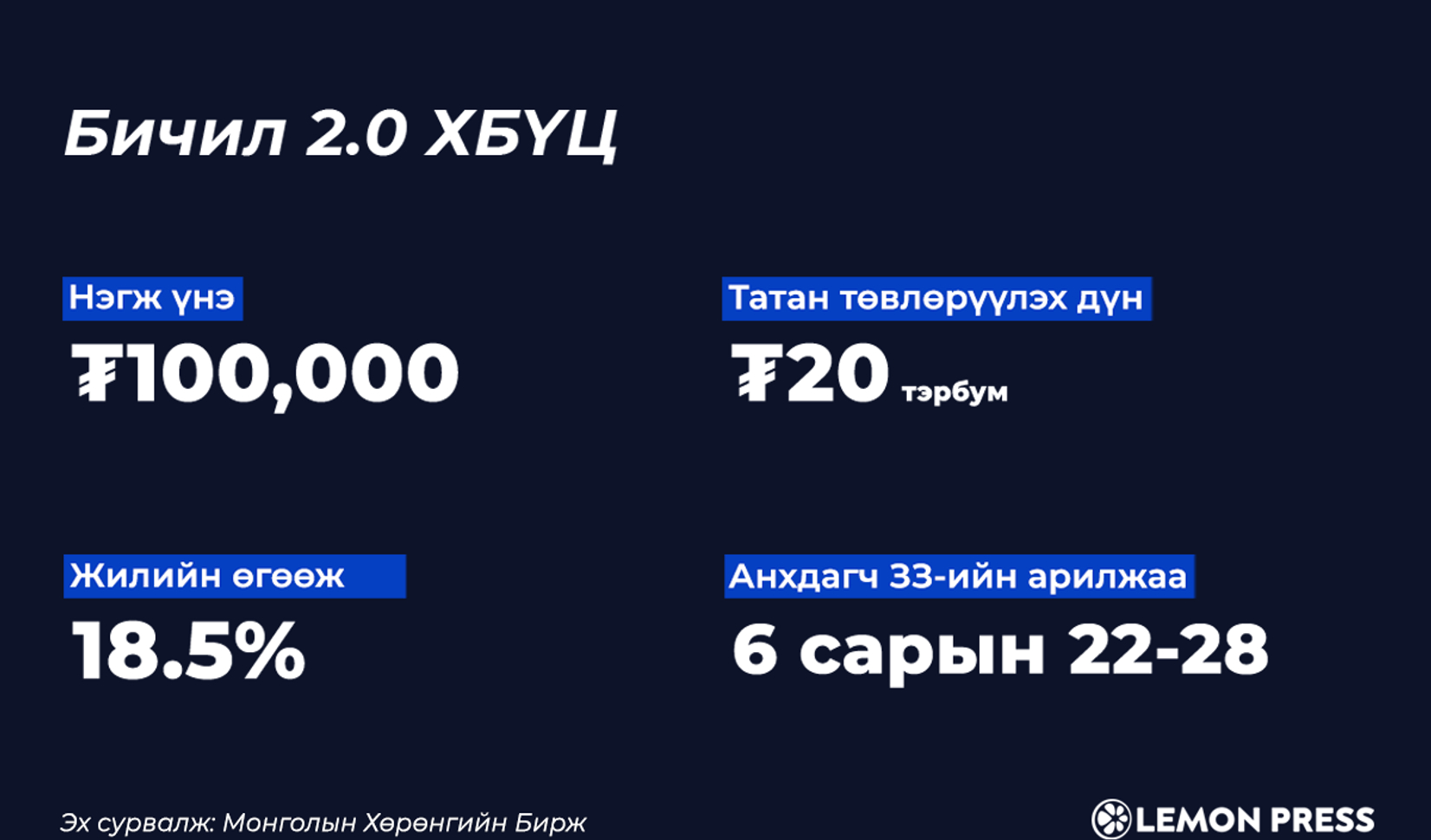Бичил 2.0 ХБҮЦ